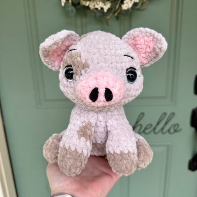 Amigurumi Pig Pattern, Plush Pattern, Stuffed Pig Toy, Pig, Crochet Pig ...