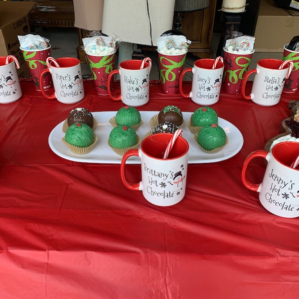 Hot Chocolate Mug With Snowman for Kids | Christmas Hot Cocoa | Snowman ...