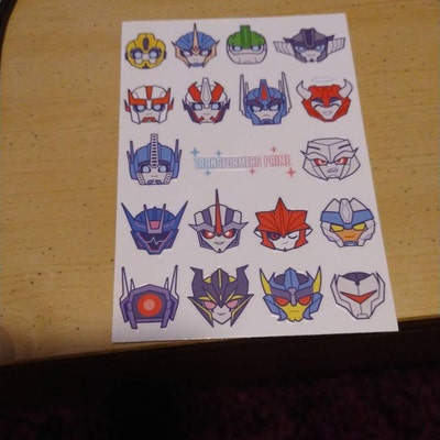 TF MTMTE TFA Starscream Sticker Sheets - Etsy