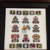 Super Mario Kart Sampler retro Video Game Super Mario Cross Stitch ...