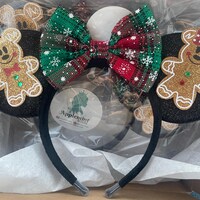 Christmas Mickey Ears, Minnie Mouse Ears, Christmas Ears,mickey Ears ...