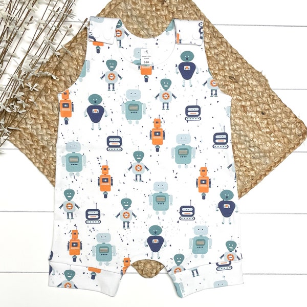 WONDER Short Romper Sewing Pattern and Tutorial PDF Projector, Baby ...
