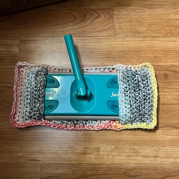 Crochet Pattern - Reusable Crochet Sweeper Cover Pattern - Sweeper Pad ...
