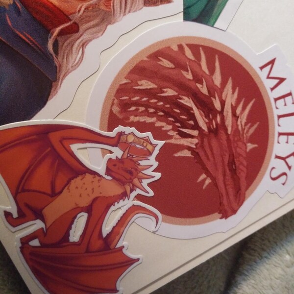 Meleys House of the Dragon Sticker | Funny | Cute Kawaii for Bullet ...