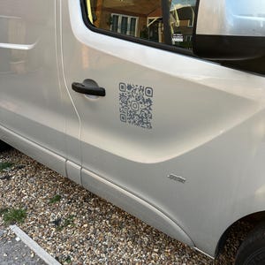 Custom Window QR Code Vinyl Decal Wall QR Generation for Shops ...