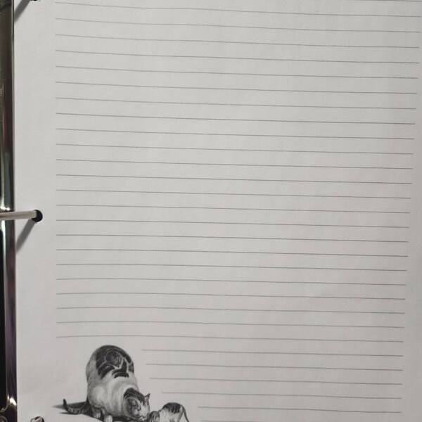 Plain Printable Stationery Paper / Printable Stationary Set / Lined ...