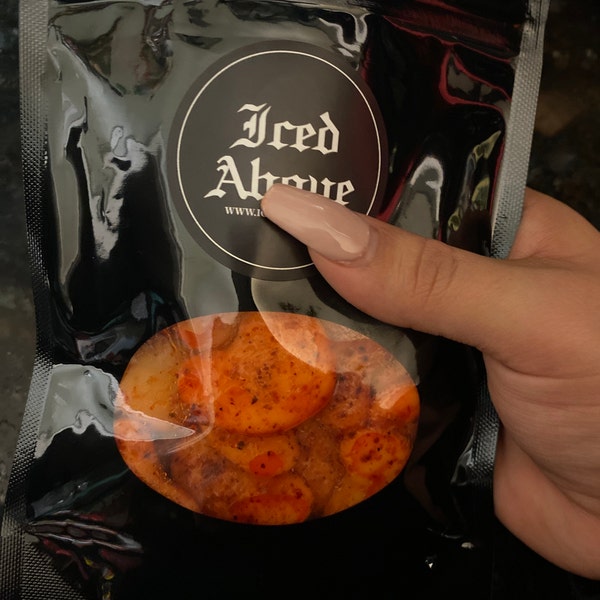 Gourmet Sweet and Spicy Mango Gummies in Homemade Mango Chile Powder - Etsy