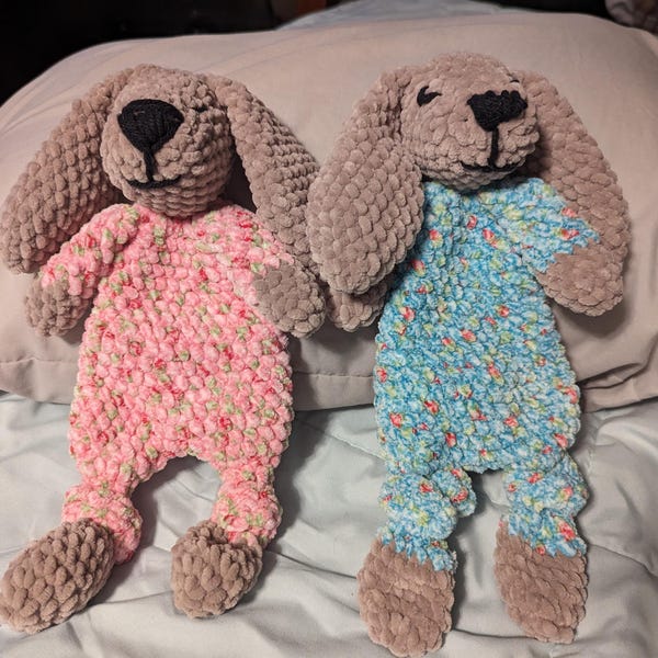 Puppy Snuggler Crochet Pattern. Dog Knotted Lovey Crochet Pattern ...