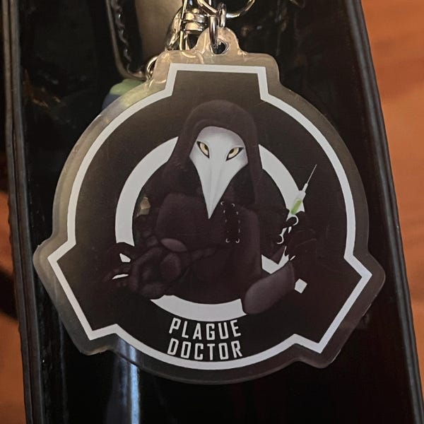 SCP || Fan Made Clear Acrylic Keychains || Double Sided 2.5" - Etsy