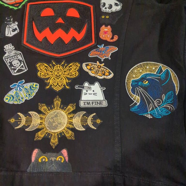 Embroidered Iron on Pegasus Patch, Fantasy Mystical Creature Clothing ...