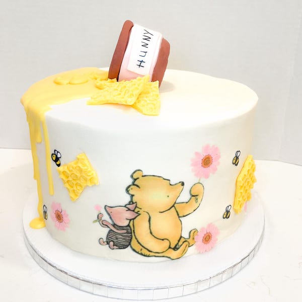 Classic Pooh and Piglet With Bees Edible Images - Etsy
