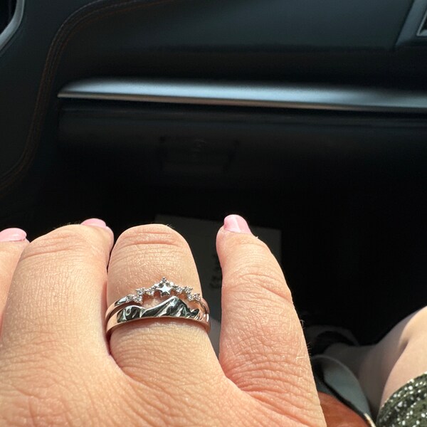 Howls Moving Castle Ring Set, Anime Ring, Couple Ring, Jewellery Ring ...