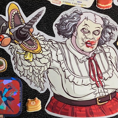 Mother Gooseberry and Dr. Futterman Sticker - Etsy