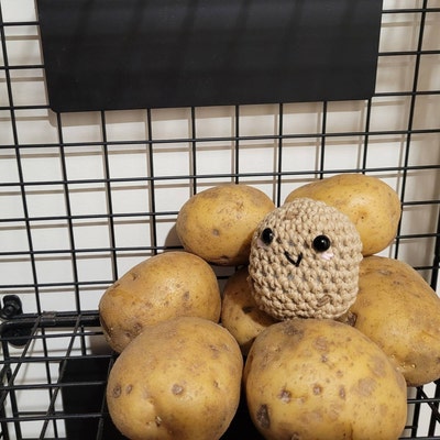Crochet Tater Potato Amigurumi Plush / Stress Ball Cute/ Sensory Toy ...