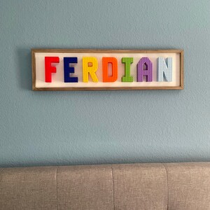 Personalized Name Sign, Large Letters for Kids - Etsy