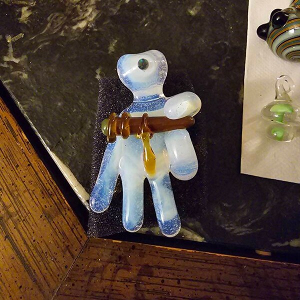 Glass Revolver Pendant - Etsy