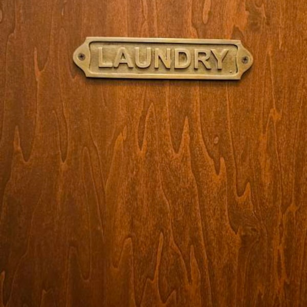 Custom Door Sign Personalized Sign Solid Brass Door Sign Customized ...