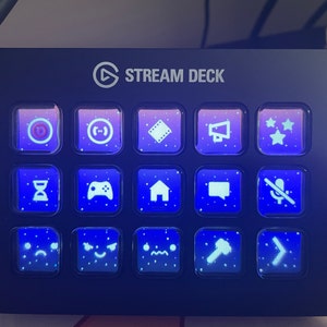 Cute STARS AND CLOUDS Stream Deck Icons Streamer Twitch Discord Youtube ...
