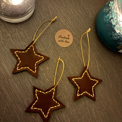 Leather Christmas Tree Ornament Pattern Video Tutorial Pdf Pattern ...