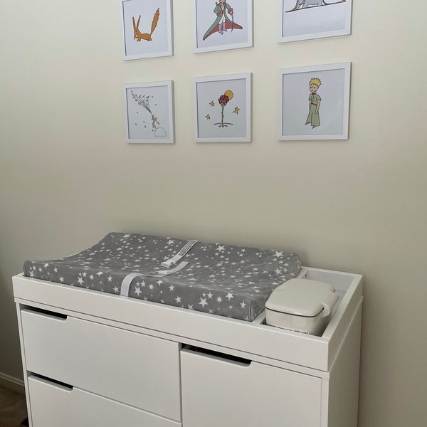 The Little Prince Wall Art Set of 6 / Little Prince Print / Nursery ...