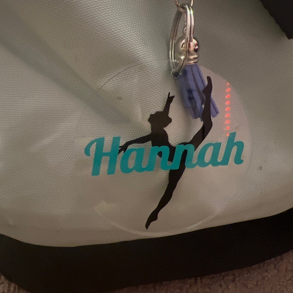 Personalized Dancer Keychains - Dance Team Cheer Squad Gift - 1 Acrylic ...