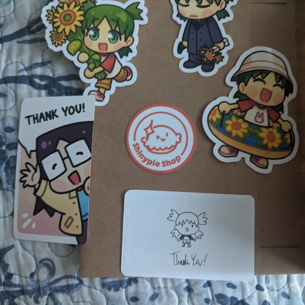 Yotsuba Sticker Combo, Manga Decal, Yotsubato Sticker, Cute Anime Girl ...