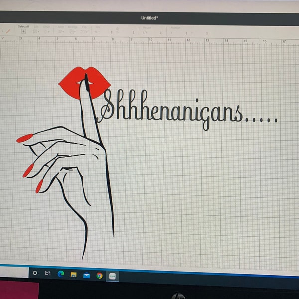 Finger on Lips SVG, Silence Sign, Woman Lips Cut File, Shhhh, Shush, Be ...