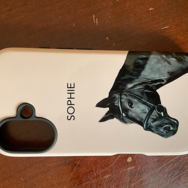 Custom Horse Phone Case Personalized Horse Phone Case Custom Animal ...