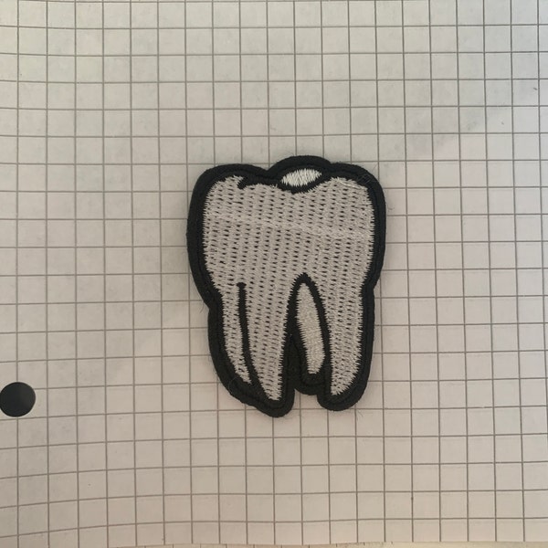 Tooth Iron on Patch - Dentist Patch for Dentist - Teeth Patches - Nurse ...