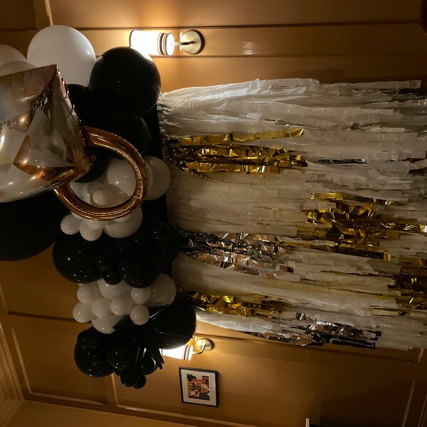 She Said Yes Engagement Party Decor, He Asked, She Said Yes Banner ...