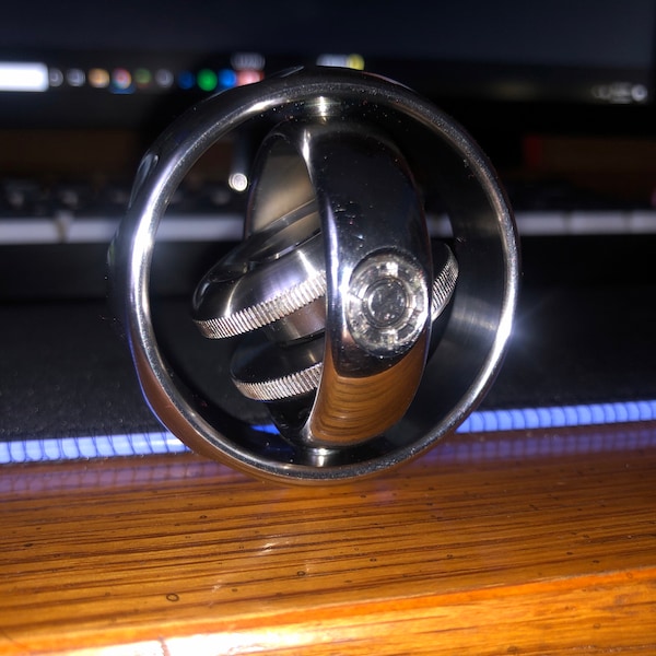 Mechforce EDC Gyroscope, Stainless Steel, Hand Fidget, Stress Relief ...