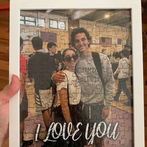 Personalized Puzzle Custom Puzzle Text Anniversary Gift - Etsy