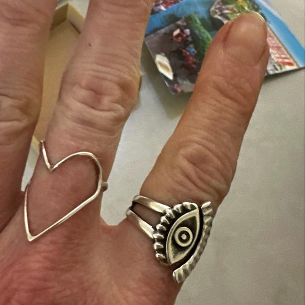 Heart Pinky Ring, Chevalier Gold Heart Ring, Chunky Gold Ring, Heart Chevalier Ring, Minimal ...