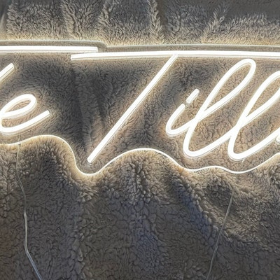 Talk Thirty to Me Neon Sign Custom Birthday Decor, Led Neon Sign ...