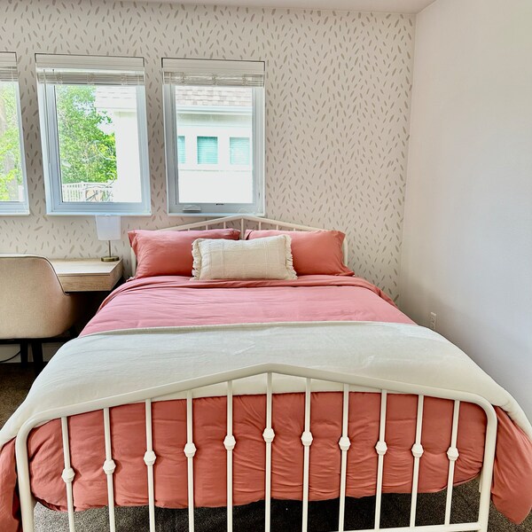 LUSSIER- Modern Wall Stencils- Large Decor Wall Stencil- Reusable Large ...