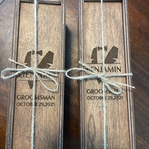 Groomsmen Proposal Box Will You Be My Groomsman, Best Man Proposal ...