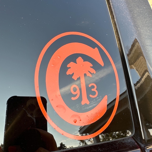 Clemson Graduation Ring Decal - With Year of Graduation - Etsy