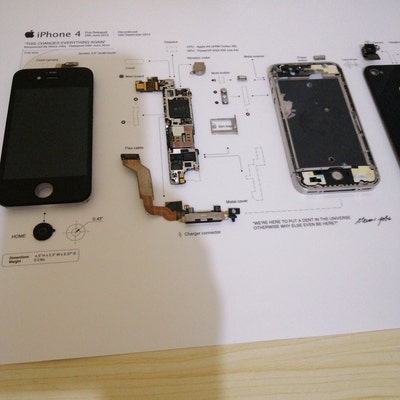 IPhone 6 Teardown Template, iPhone Teardown, Framed Iphone, iPhone ...
