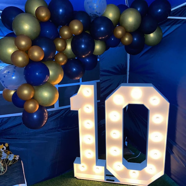 Light up Numbers, Birthday Numbers, Giant Event Numbers, Large Lighted ...