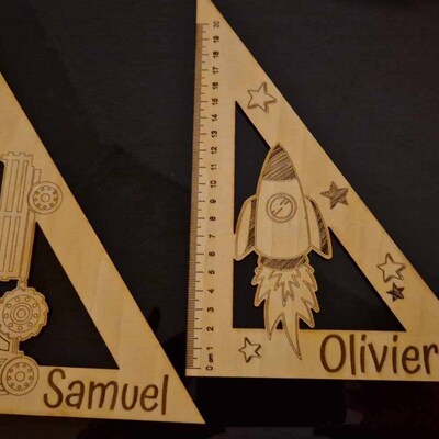 Laser Cut Wooden RULER for Kids School Teacher Svg Pdf Ai Eps File ...