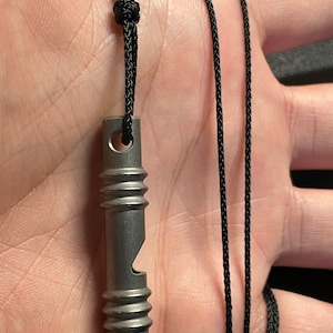 Titanium EDC Bead for / With Lanyard | Etsy