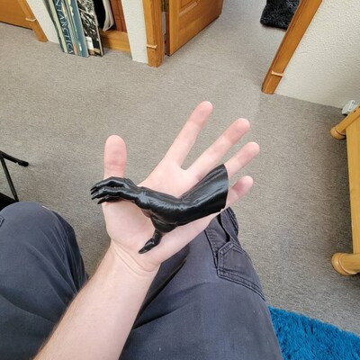 10 Baby Winged Wolf Dragon Articulating Flexi by Cinderwing, Fidget Toy ...