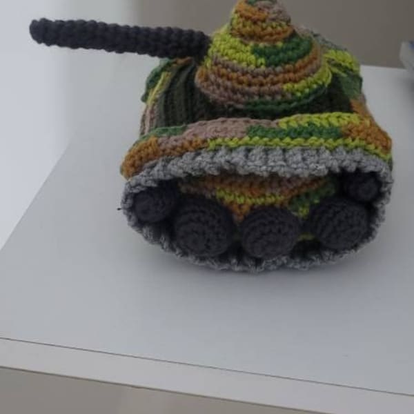 Crochet Army Tank Toy Pattern Only - Etsy