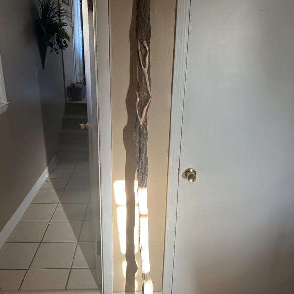 65 Diamond Willow AMAZING Staff Wood CARVING, Walking Stick ...