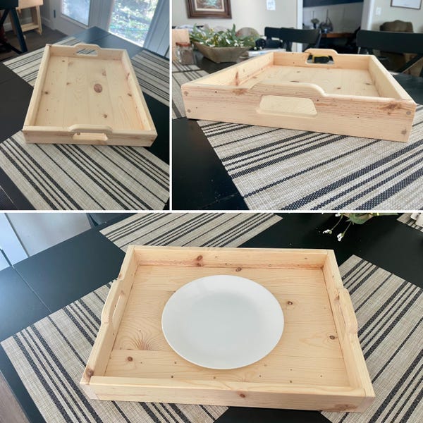 Simple DIY Serving Tray Plan / Digital Plans / Woodworking Plans ...