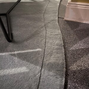 Hand-tufted Thora Rug Blue Beige Rug Multi Colored Wool Viscose Rug 5x8 ...