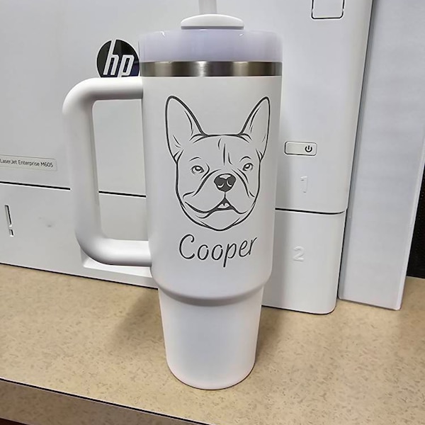 Birth Flower Cup Tumbler With Name, Stanley Cup, Personalized Birth ...