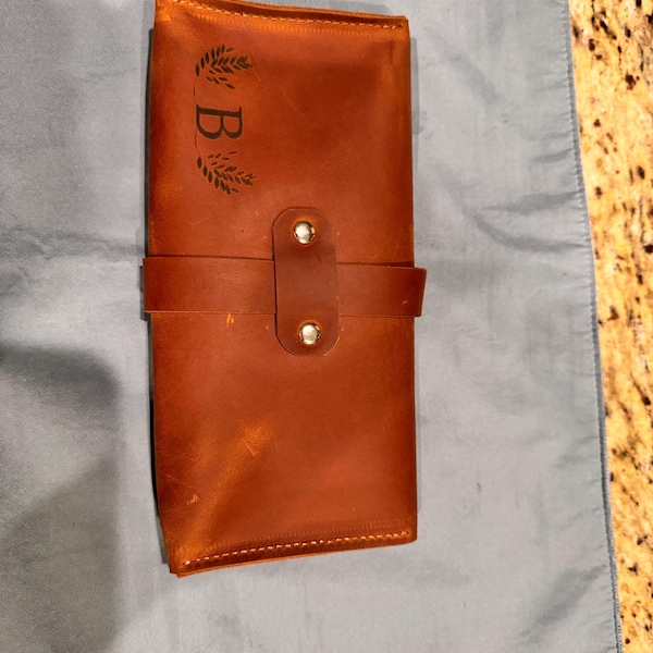 Personalized Note Card Holder, 3x5 Index Card Holder, Leather Index ...