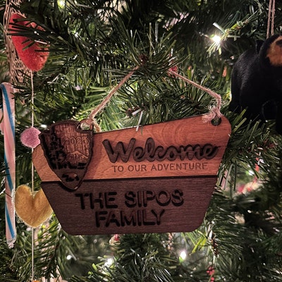 Park Style Welcome Sign Parks System Inspired Family Name - Etsy