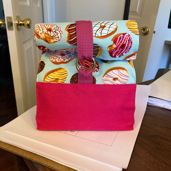 Julie Roll Top Bag Sewing Pattern: Project Bag DIY (PDF) - Etsy
